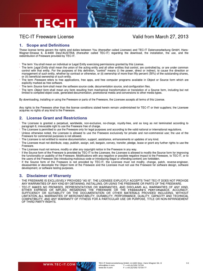LicenseTerms PDF | PDF | Source Code | License