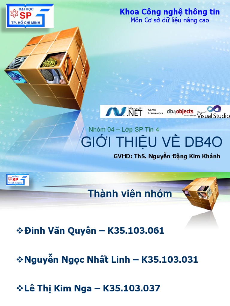 Xemtailieu Bai Bao Cao Gioi Thieu Ve Db4o PDF | PDF