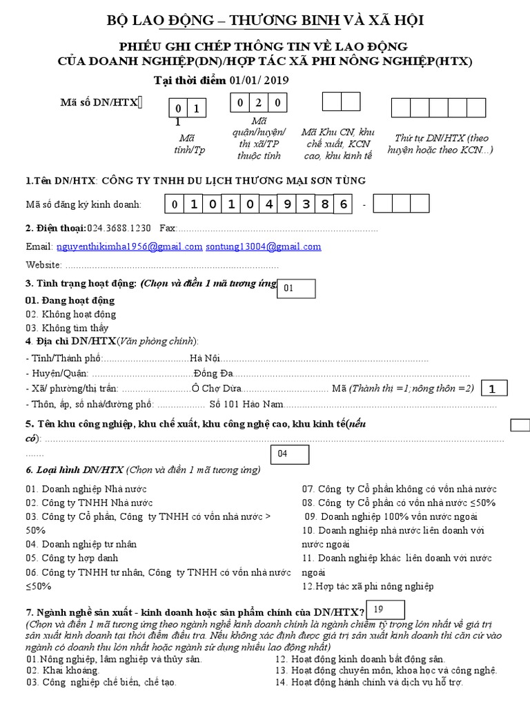 6.mau Phieu CAU LD (Nop 2 Ban) | PDF