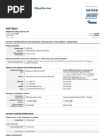 Material Safety Data Sheet: Unitor Usc | PDF | Firefighting | Personal ...