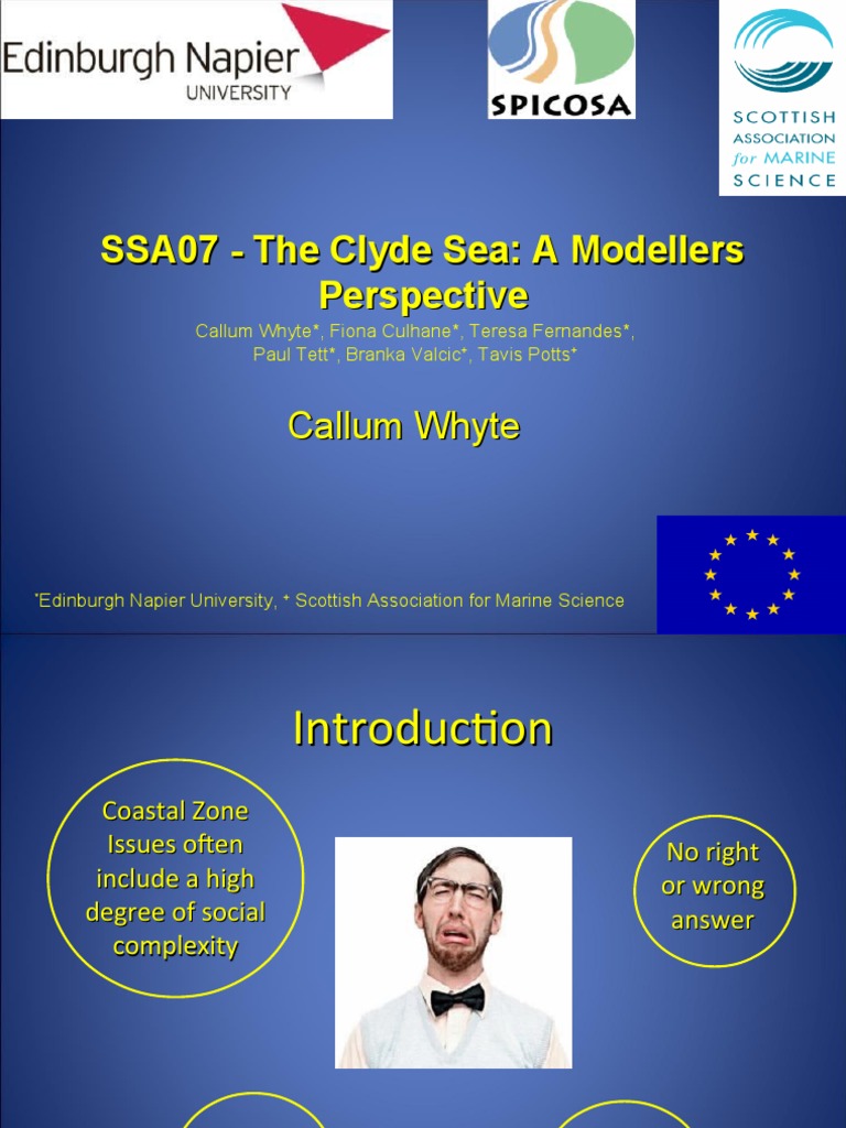 Clyde Sea Modelling and Stakeholder Insights | PDF | Oceanography ...