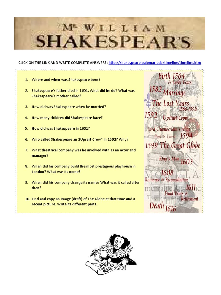 Shakespeare Treasure Hunt | PDF
