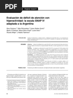 SNAP-IV-.pdf | Desorden hiperactivo y deficit de atencion | Salud mental