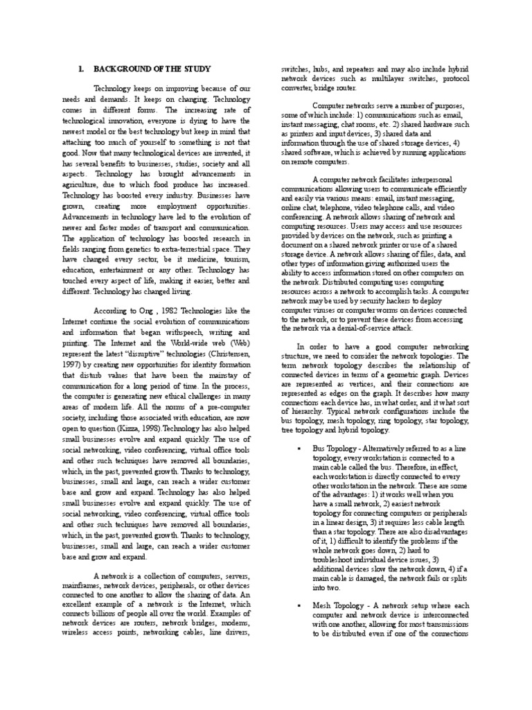Case Study | PDF | Network Topology | Computer Network