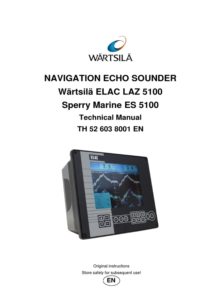 ELAC ES5100 Echo Sounder PDF | PDF | Sonar | Occupational Safety And Health