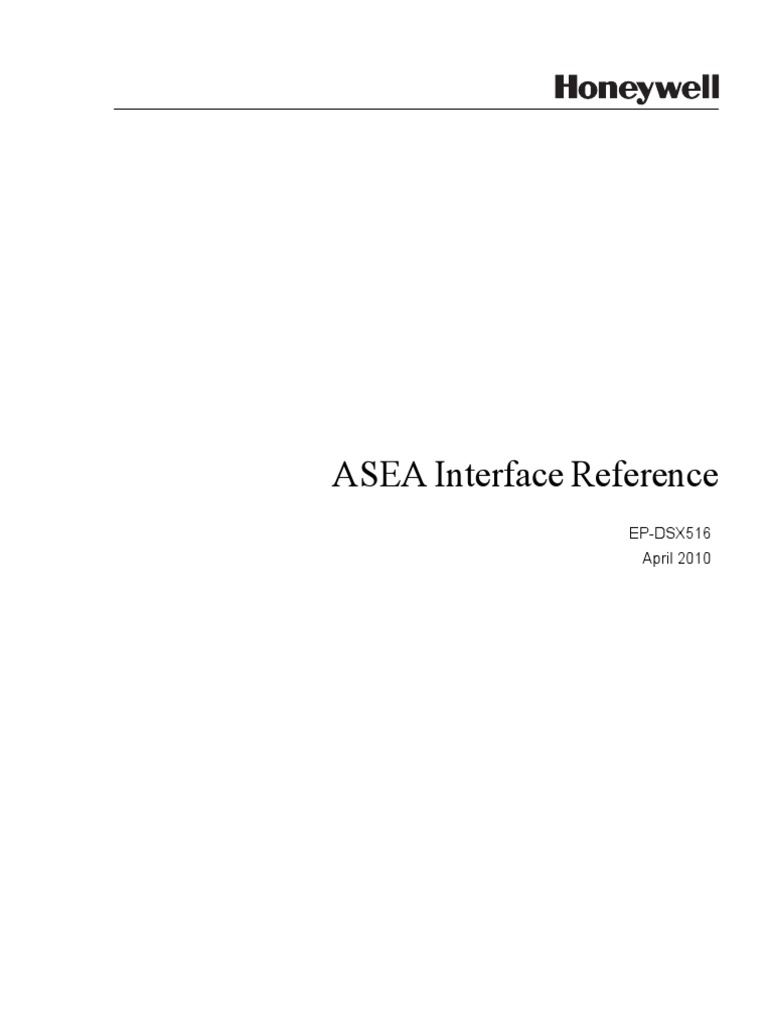 ASEA Interface Reference EP-DSX516 | PDF | Computer Architecture | Data