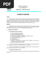 Model Barangay Citizen Charter | PDF | Identity Document | Receipt