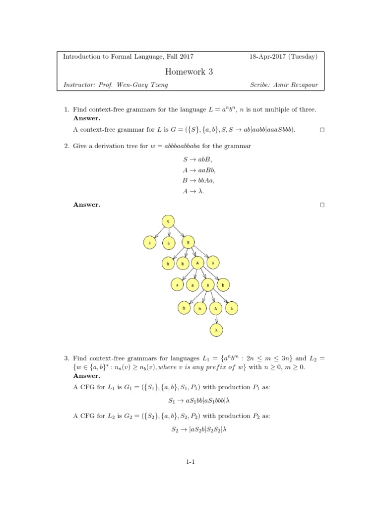 HW3 Solutions 2017 Spring | PDF | Metalogic | Computer Programming