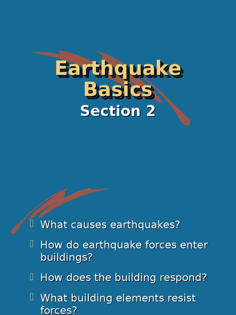 Earthquake Basics Earthquake Basics | PDF | Earthquakes | Fault (Geology)