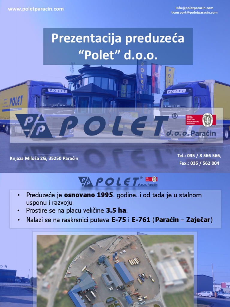 Polet 2018 Presentation | PDF