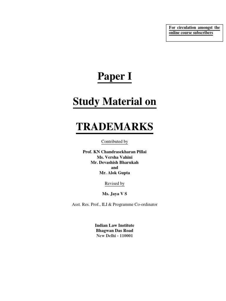 Trademarks | PDF | Trademark | Goodwill (Accounting)