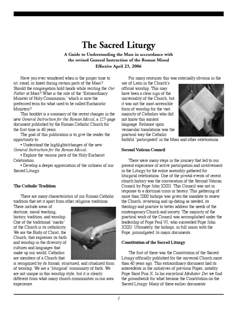 Liturgy Booklet | PDF | Mass (Liturgy) | Altar