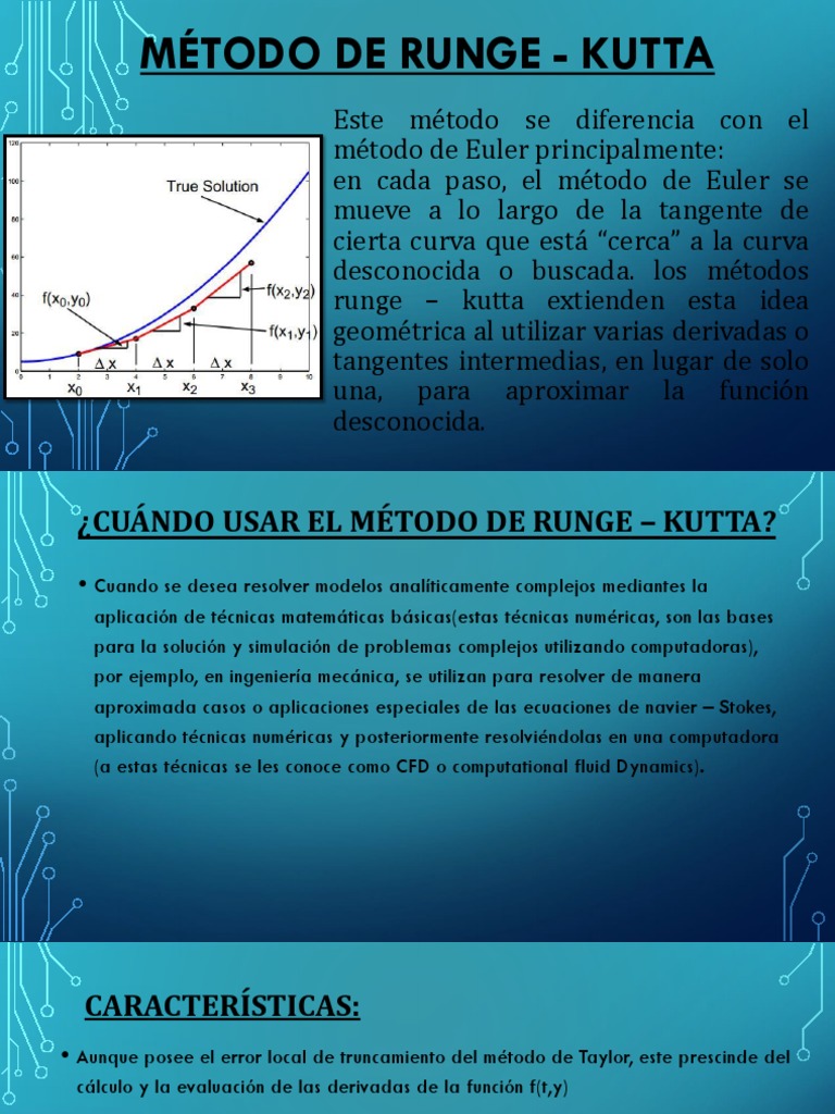 Método de Runge Kutta 1 | PDF | Ecuaciones | Análisis matemático