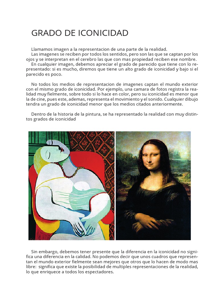 Grados de iconicidad en la representación visual: una escala desde lo ...