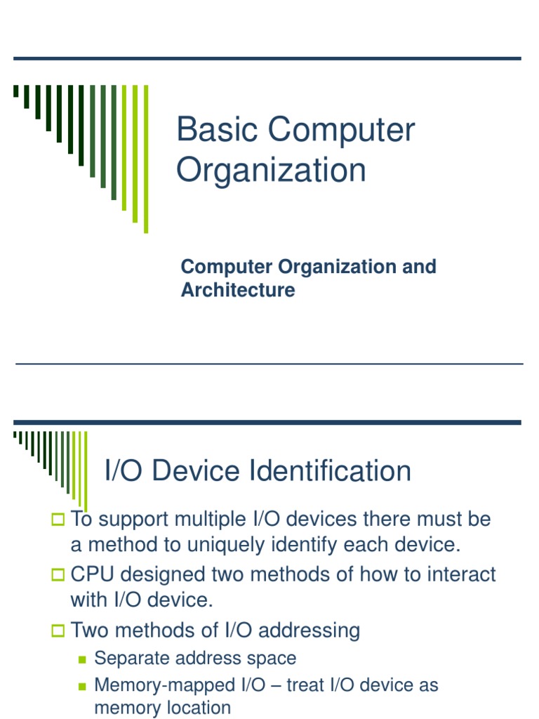 Lecture 8 - IO Buses | PDF | Input/Output | Central Processing Unit