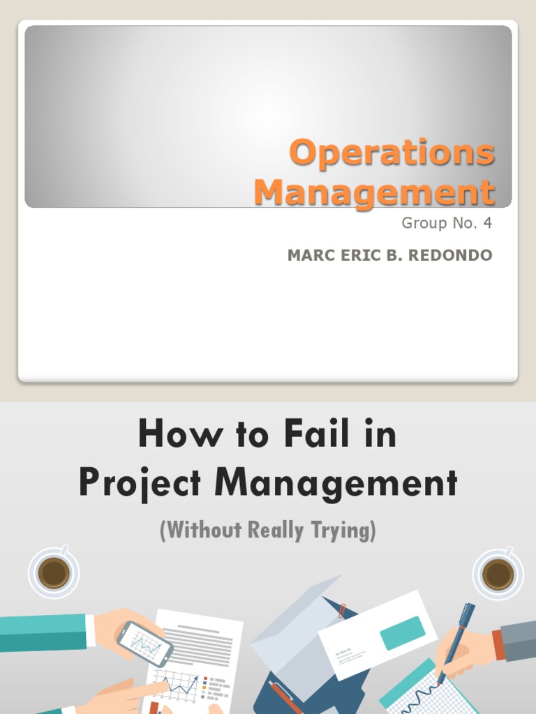 How To Fail in Project Management | PDF | Career & Growth | Art