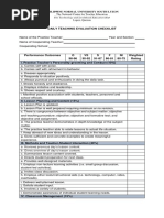 Teaching Demonstration Evaluation Form | PDF | Change | Education Theory
