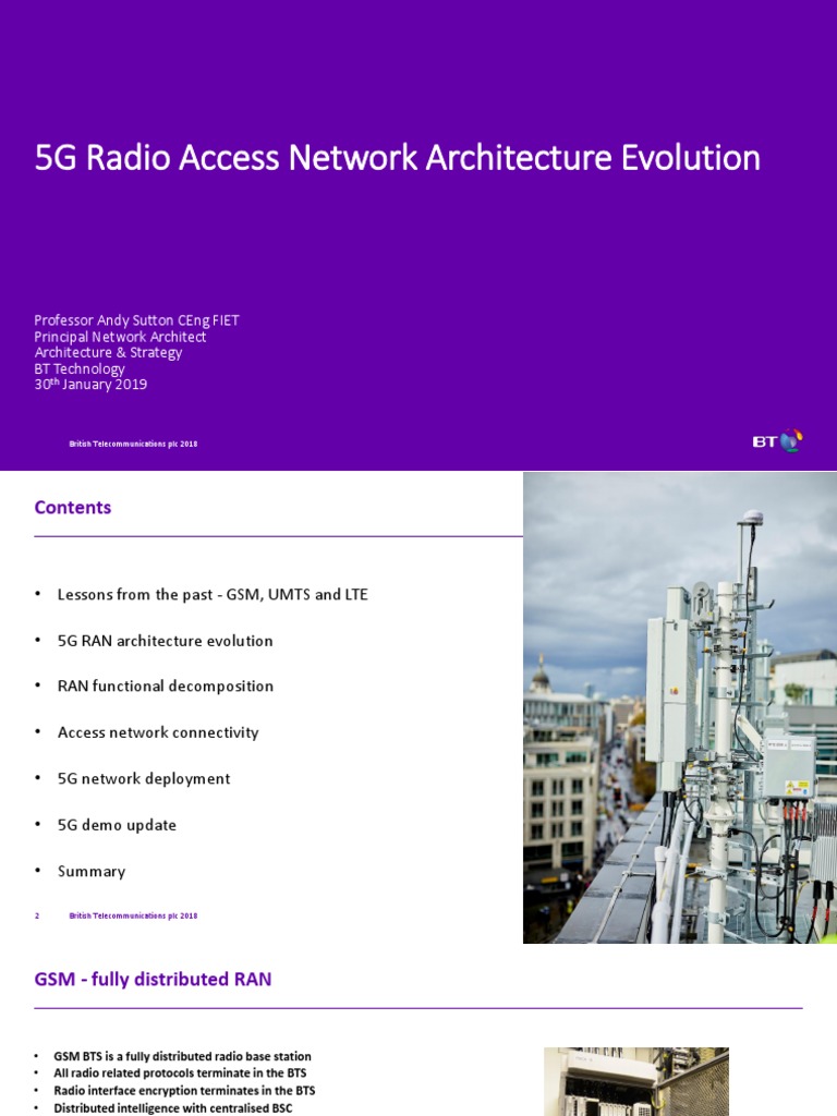 5G RAN Architecture Insights | PDF | Quality Of Service | Lte ...