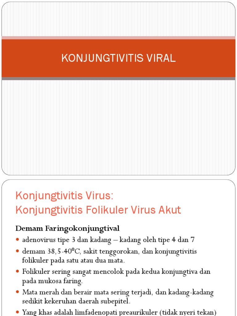 Konjungtivitis Viral | PDF