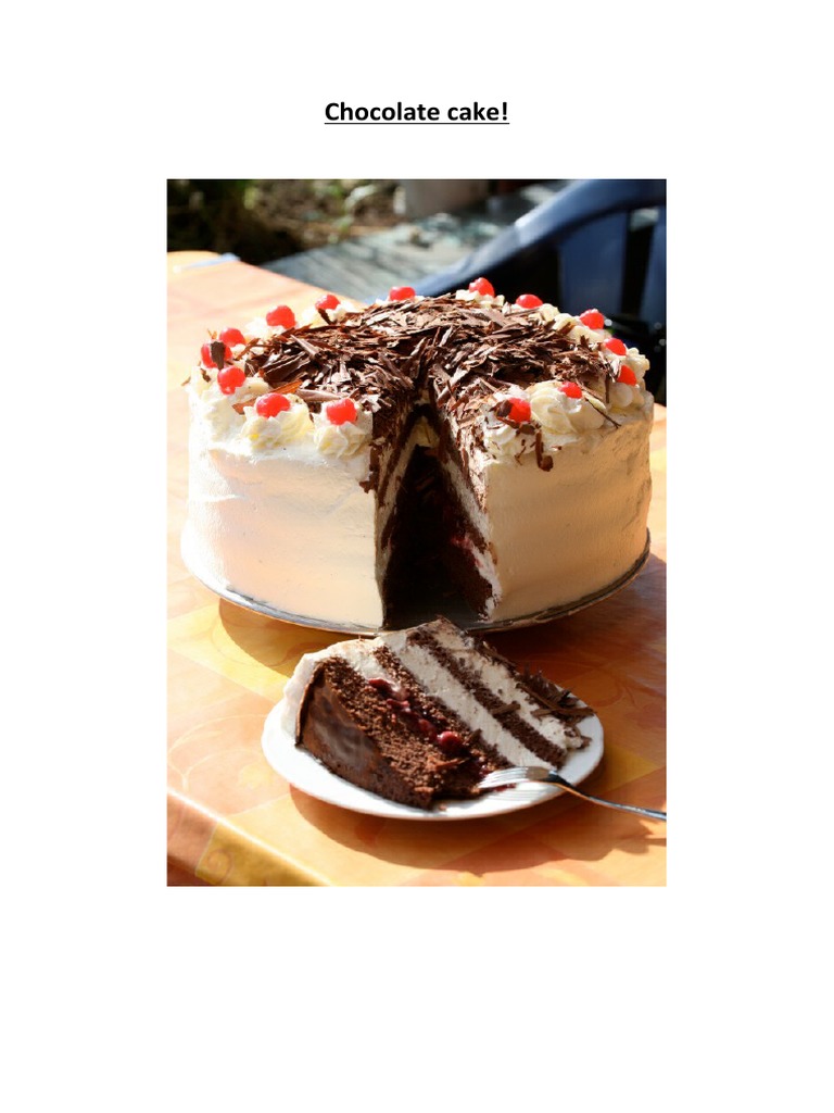 Chocolate Cake Pdf