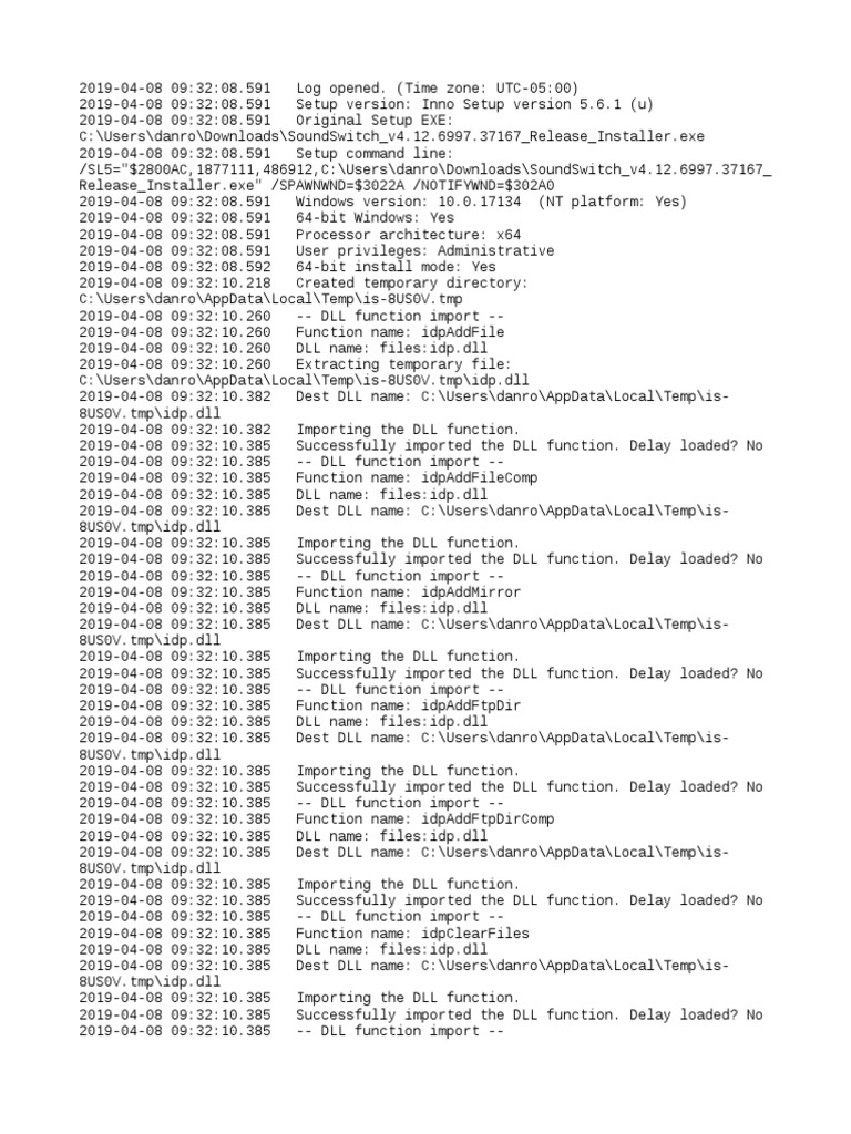 Setup Log 2019-04-08 #001 | PDF | Icon (Computing) | Windows Registry