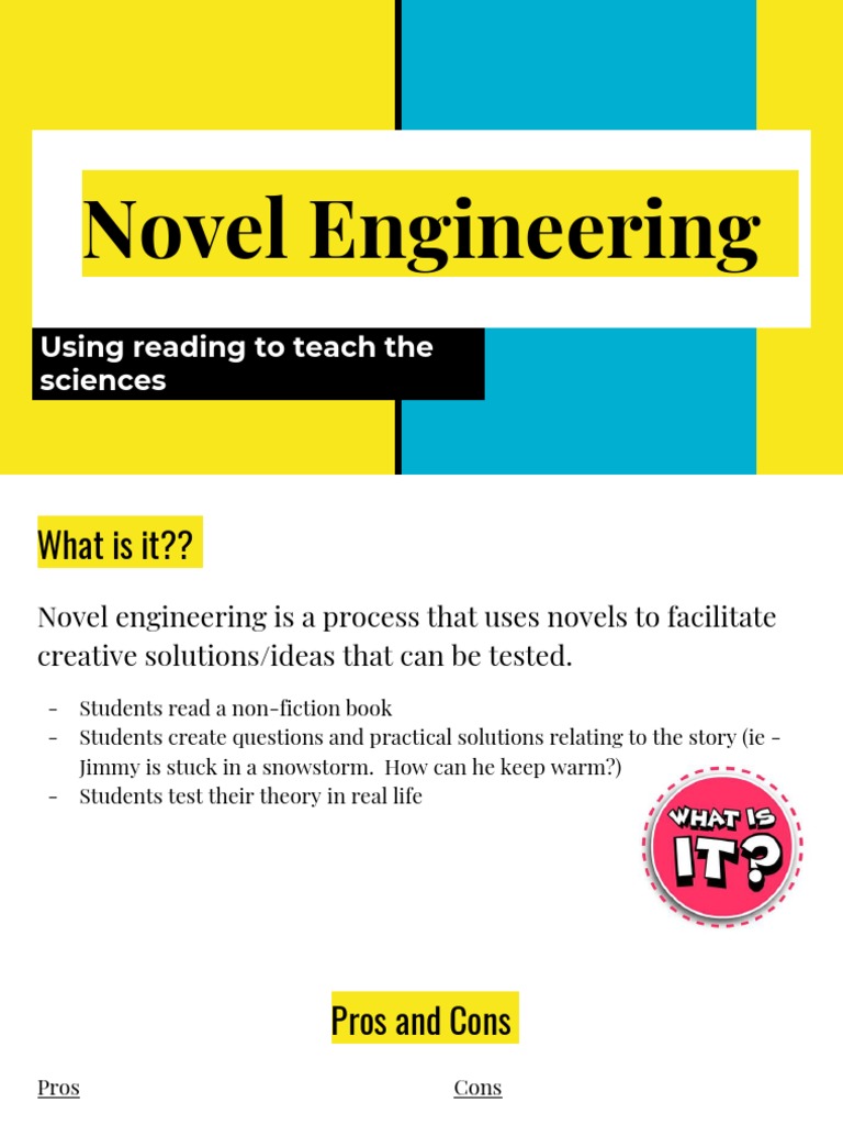 Novel Engineering: Engaging Science Learning | PDF | Career & Growth ...