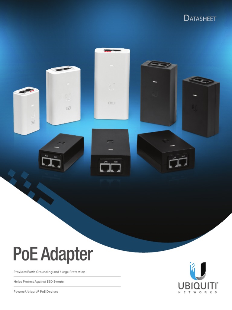 PoE Adapters DS | PDF | Electrostatic Discharge | Electrical Connector