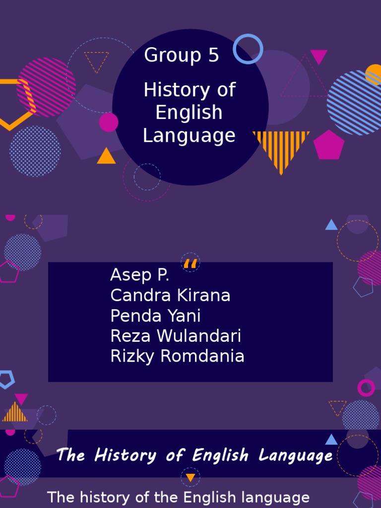 History of the English Language | PDF