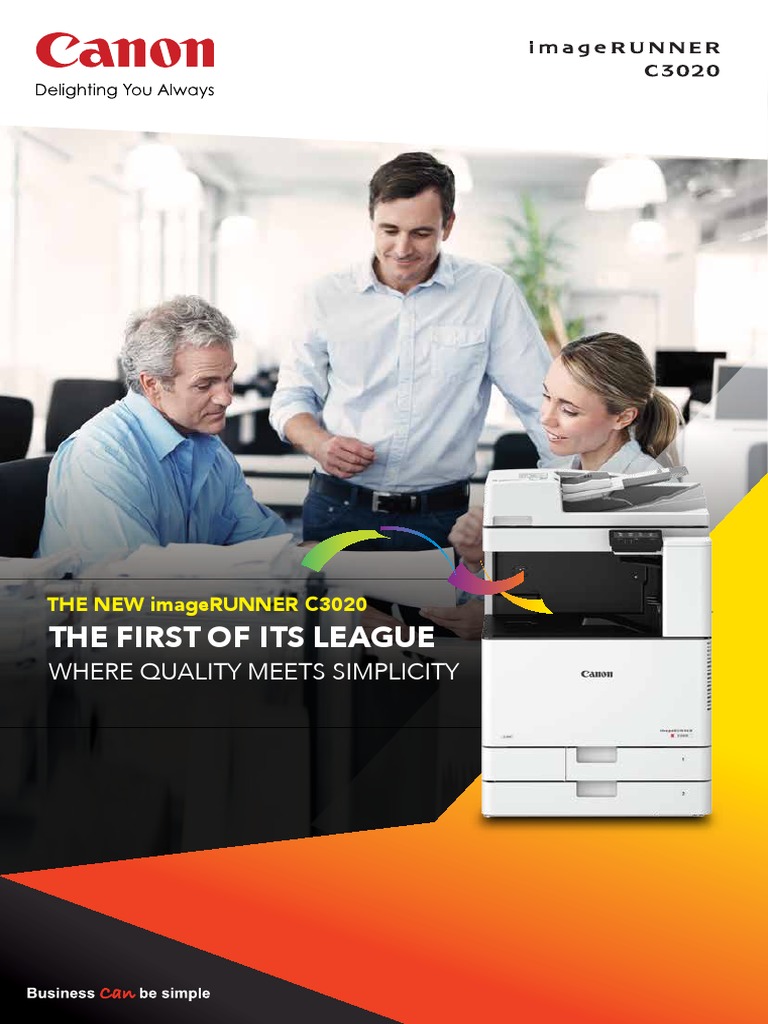 Ir c3020 Brochure Web Version | PDF | Image Scanner | Fax