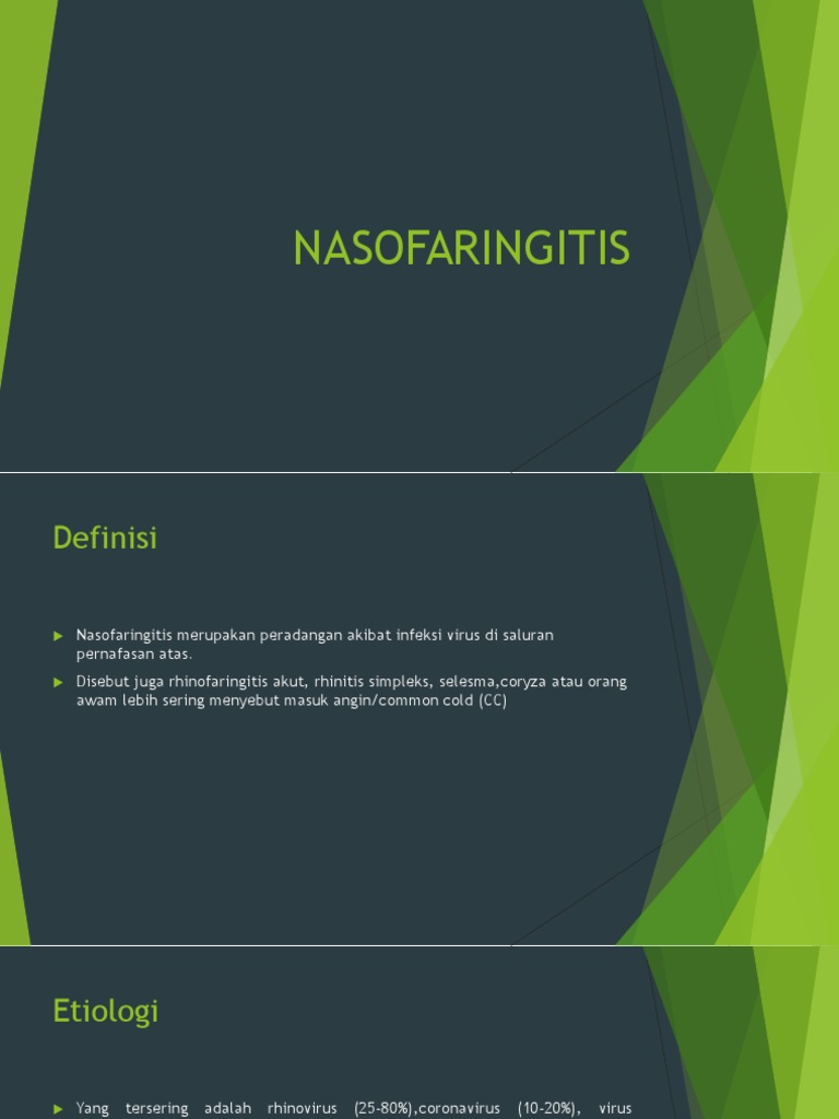 CSS Nasofaringitis | PDF