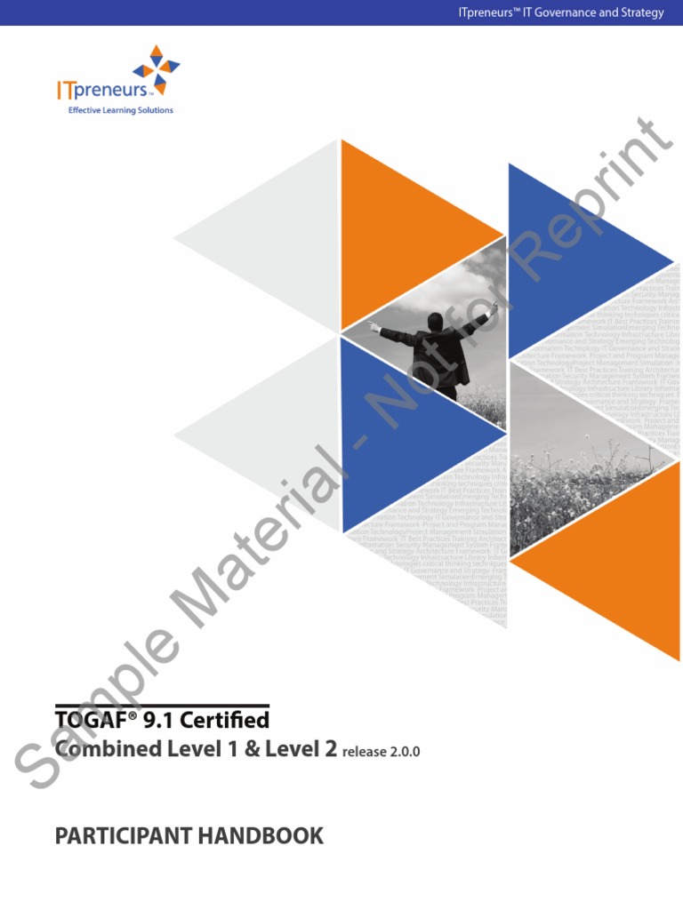 TOGAF 9.1 - Level 1 and 2 Student Handbook - ITpreneurs PDF | PDF ...
