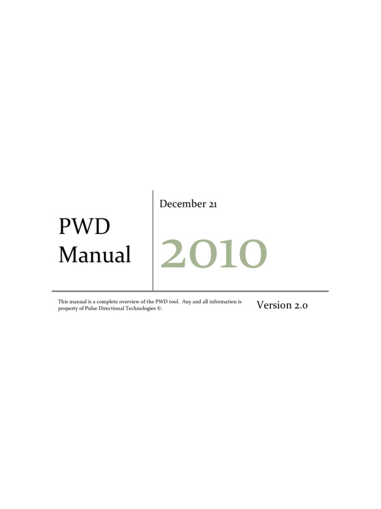 PWD Manual | PDF | Bit | Computer Engineering