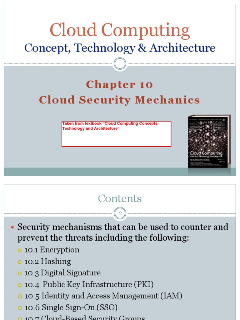 Cloud Security Mechanisms | PDF | Public Key Cryptography | Cryptography
