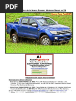 Manual de Ford Ranger 3.0 | PDF | Turbocompresor | Motor diesel