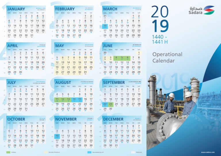 SADARA Calendar 2019 PDF | PDF