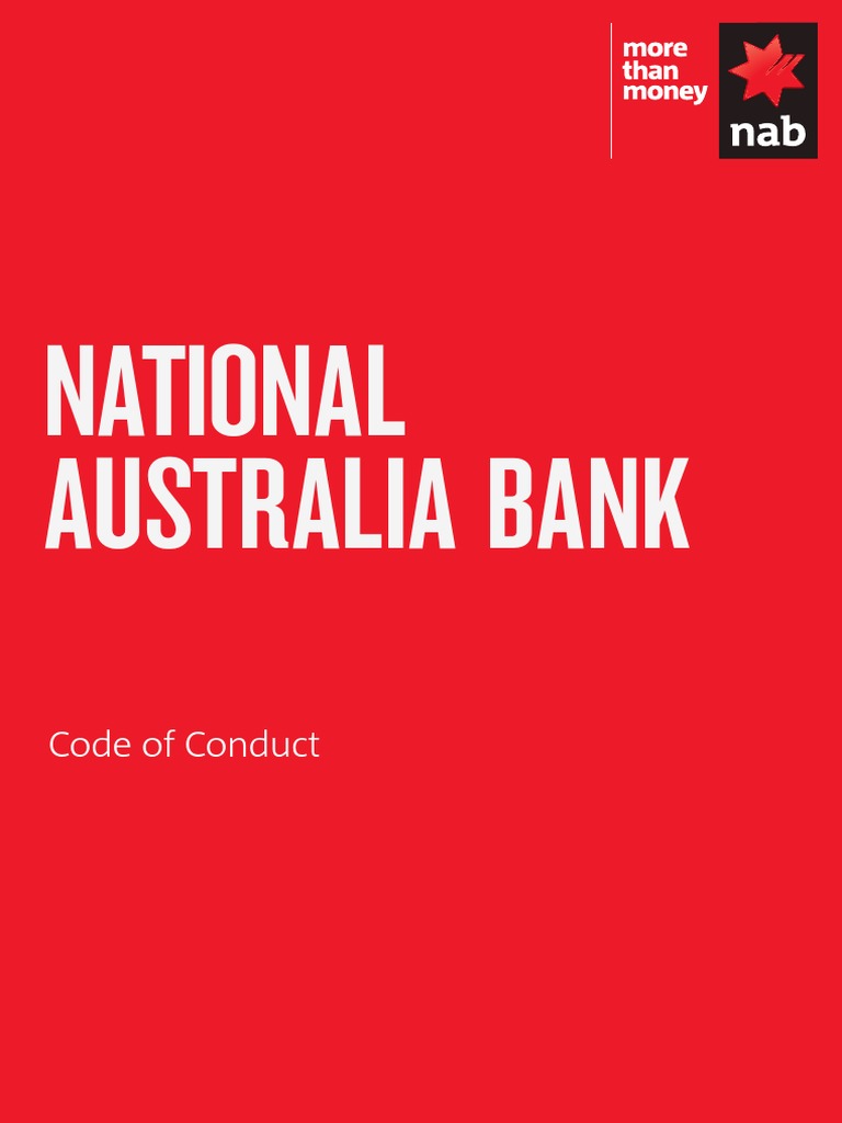 National Australia Bank LTD Code of Conduct | PDF | Conflict Of ...