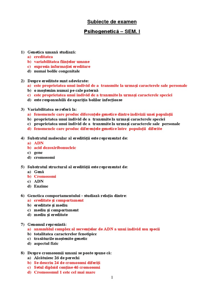 Subiecte de Examen1 | PDF