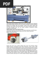 Bagian-Bagian Mesin Bubut Beserta Fungsinya - Mechanical Engineering | PDF