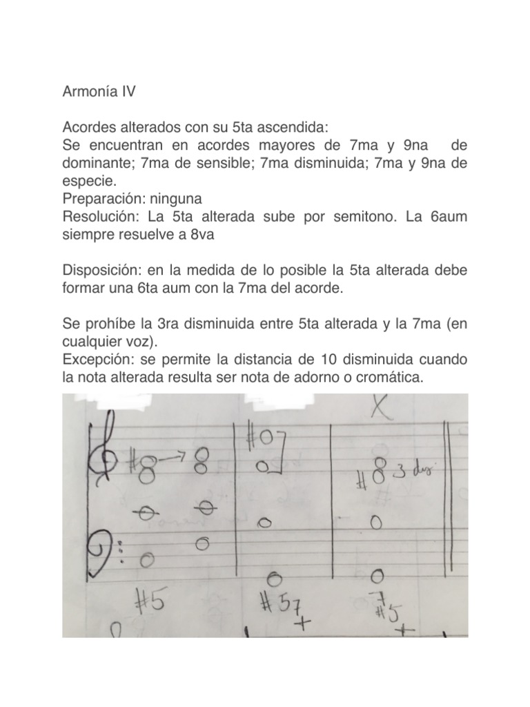 Guía de Estudio - Armonía IV | PDF