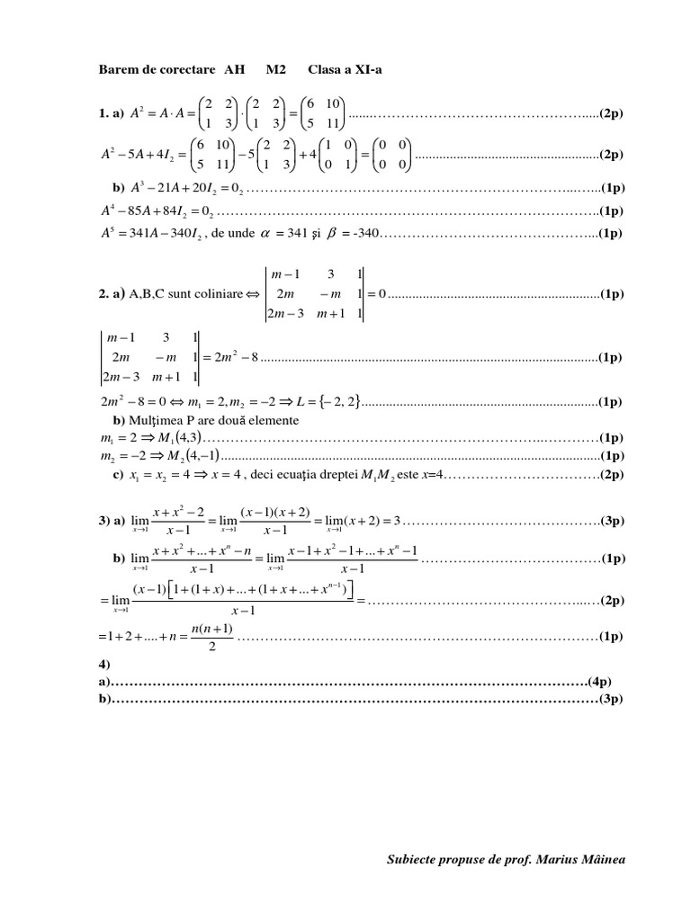 2011 Matematica Concursul 'Adolf Haimovici' Locala (Dambovita) Clasa A ...