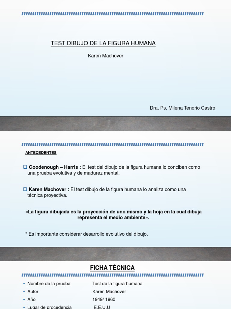 Test de la Figura Humana de Machover | PDF | Masculinidad | Hombre