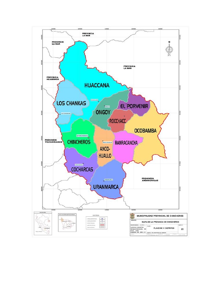 Mapa Politico de Chincheros | PDF