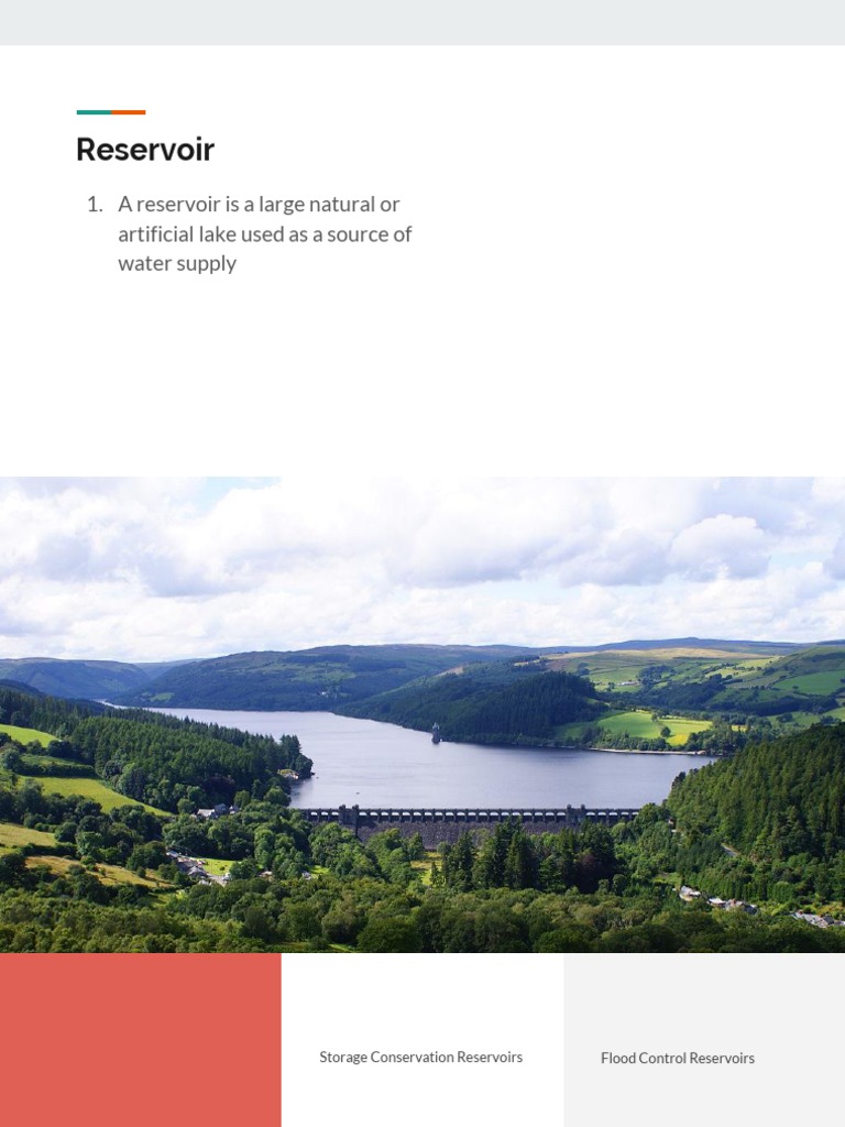 Types of Water Supply Reservoirs | PDF | Reservoir | Hydrography