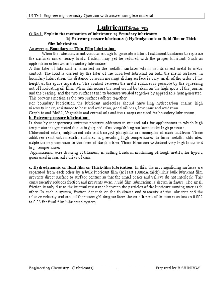 Lubricants 7 | PDF | Lubricant | Petroleum