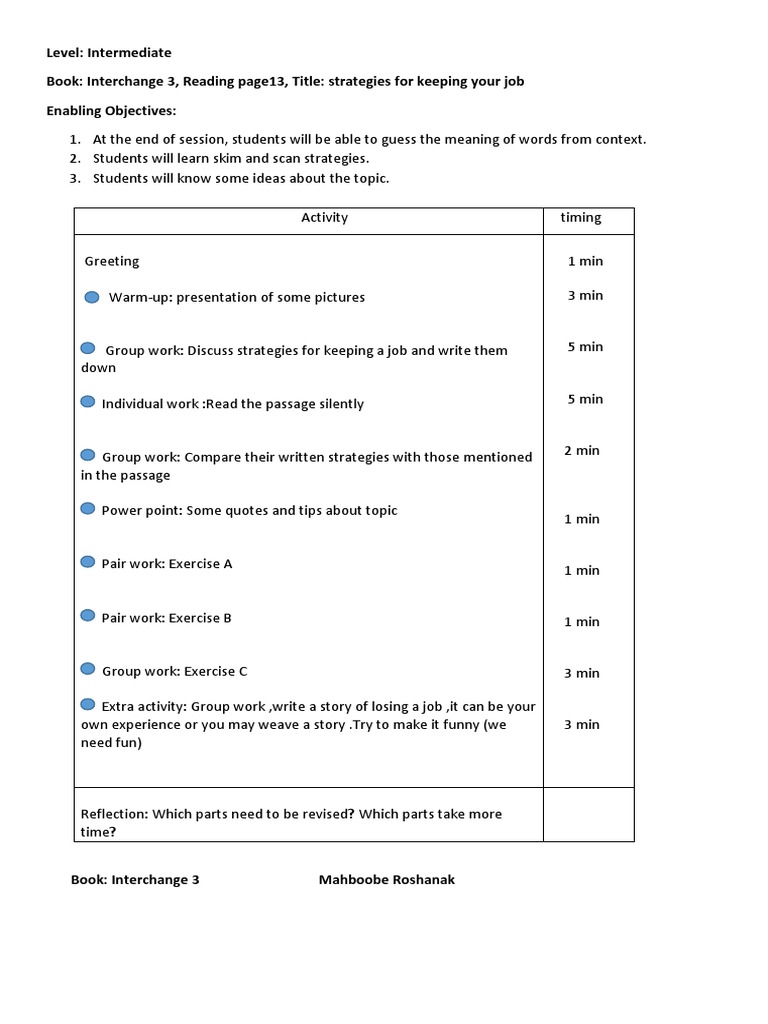 Lesson Plans Unit 5 Food and Drinks | PDF