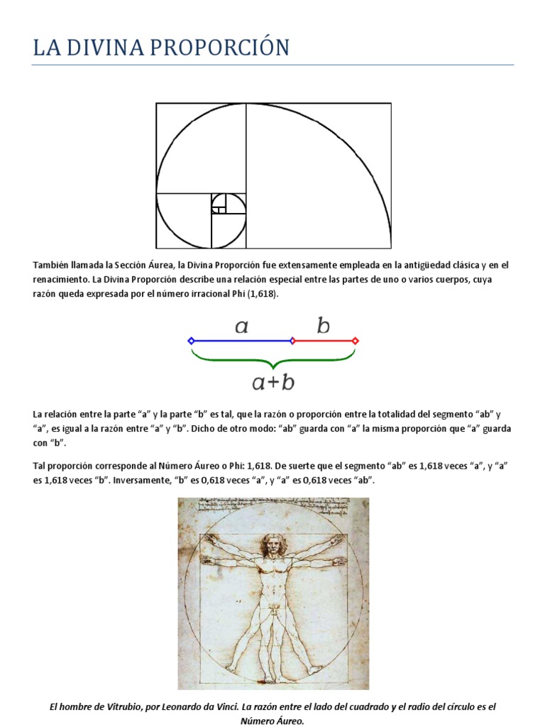 LA DIVINA PROPORCIÓN | Matemáticas | Ciencia