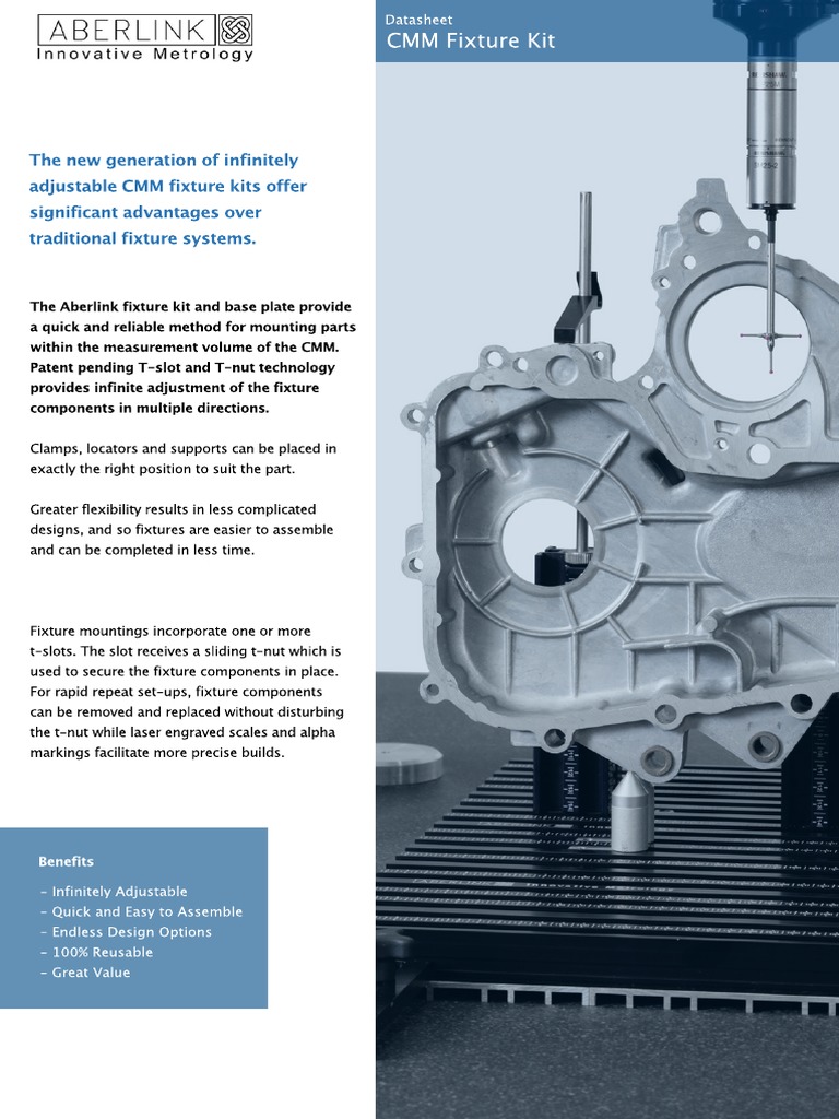 Aberlink CMM Fixture Kit Datasheet PDF | PDF