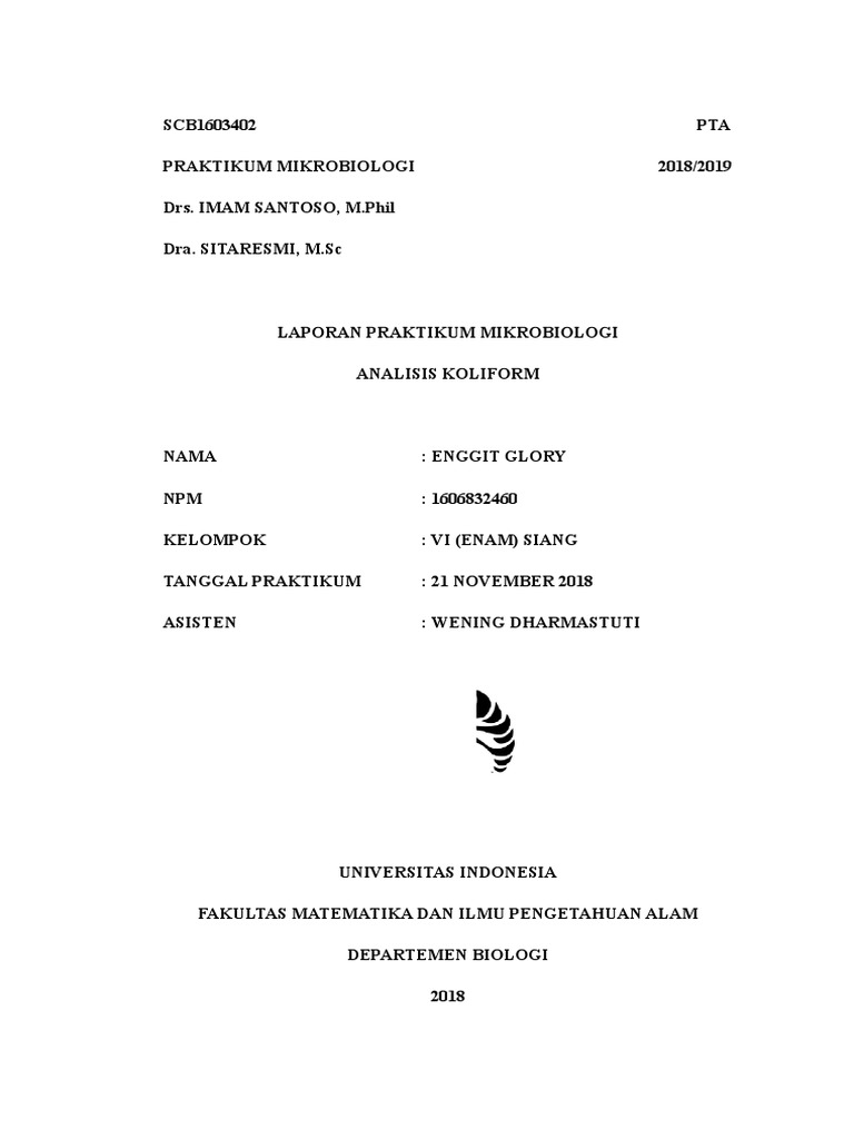 Analisis Koliform | PDF