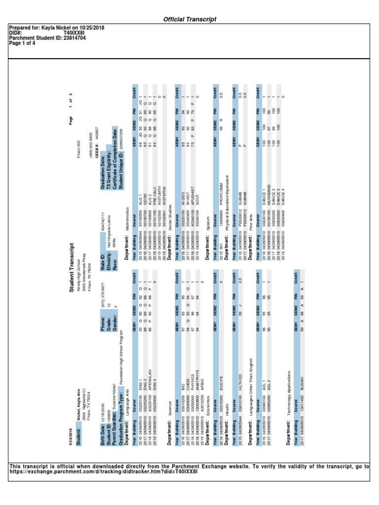 Transcript | PDF | Advanced Placement | Race And Ethnicity In The ...