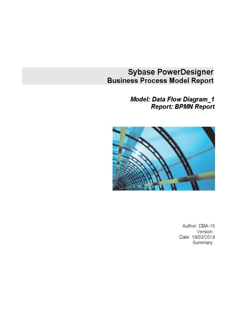 Sybase Powerdesigner Business Process Model Report Pdf Data Type Boolean Data Type